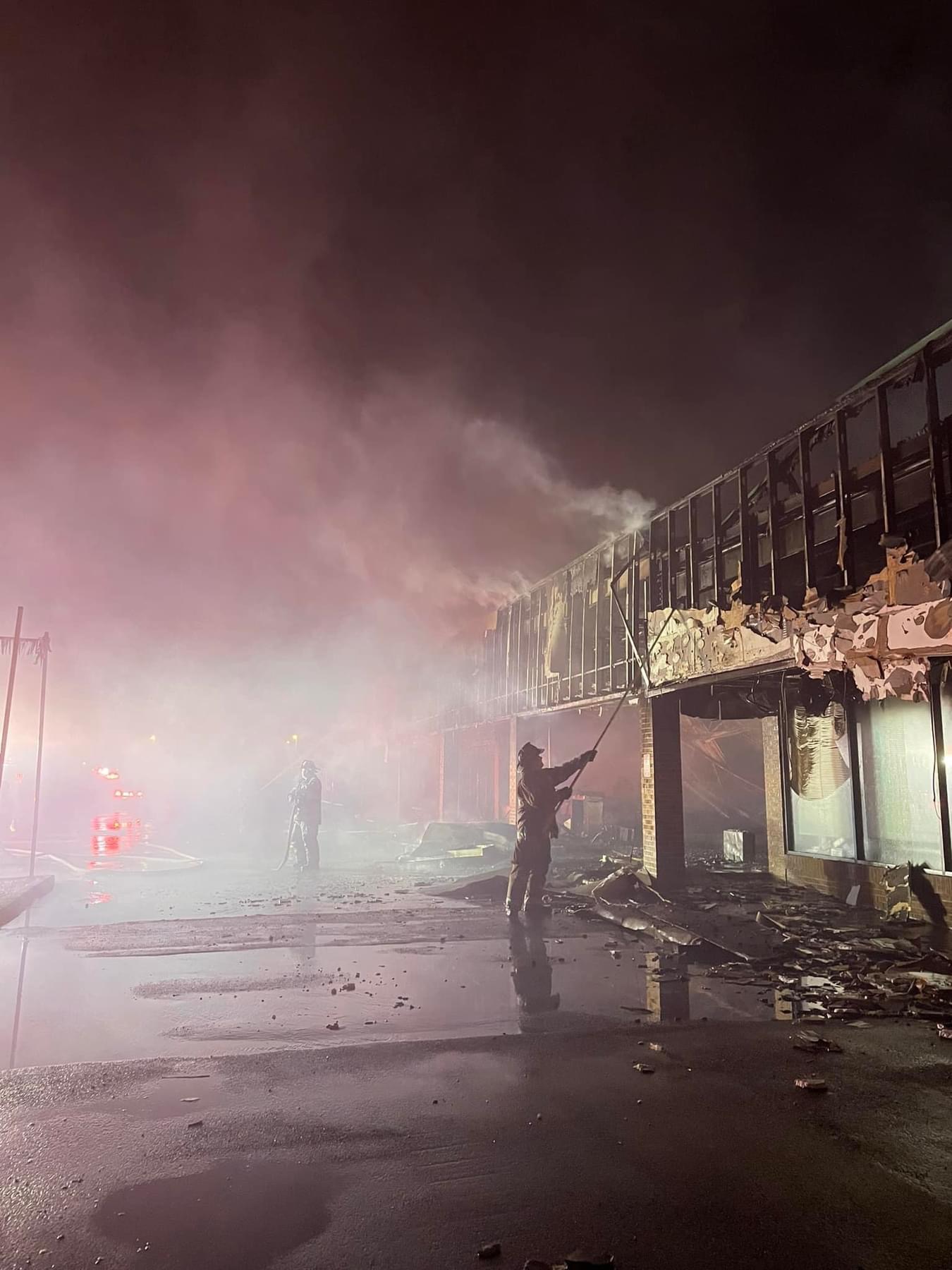 Overnight Fire Destroys Building - Region News Source
